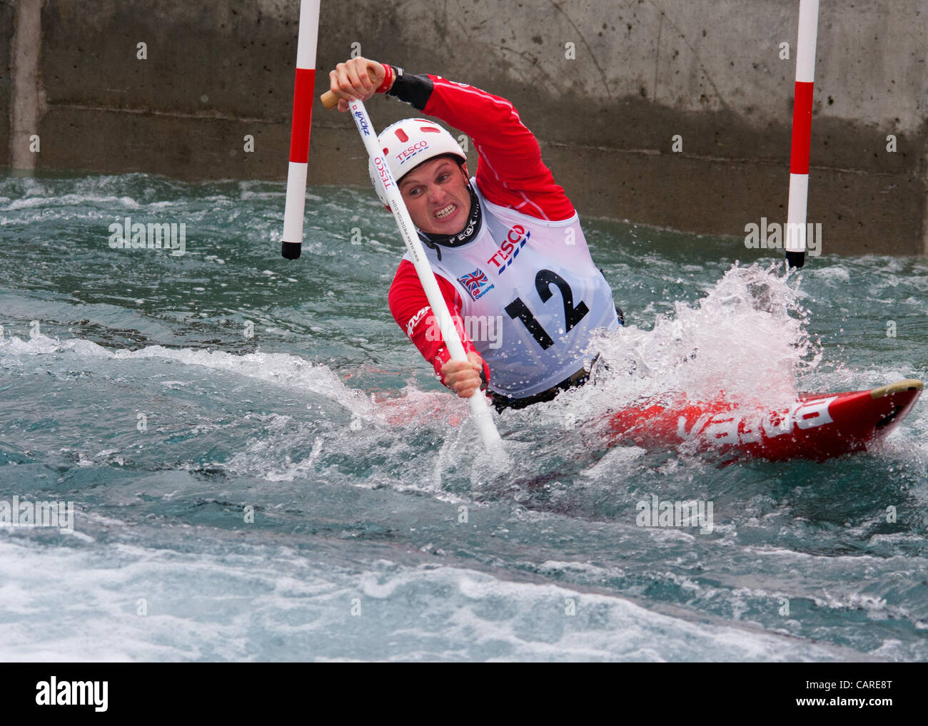 Mark Proctor going hard on day one of the Mens C1 competition for ...