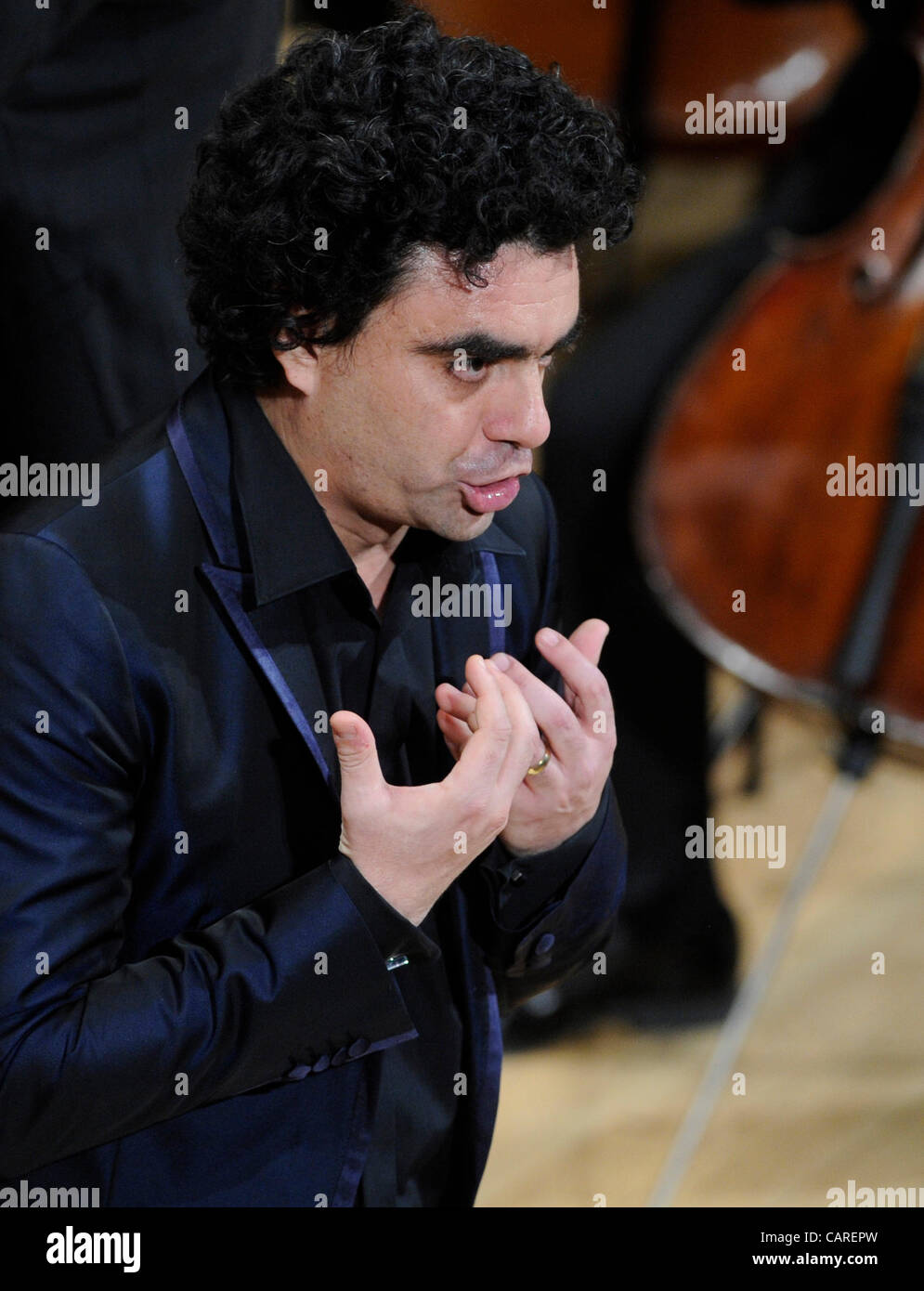Mexican tenor Roland Villazon performs in Prague, Czech Republic, on ...
