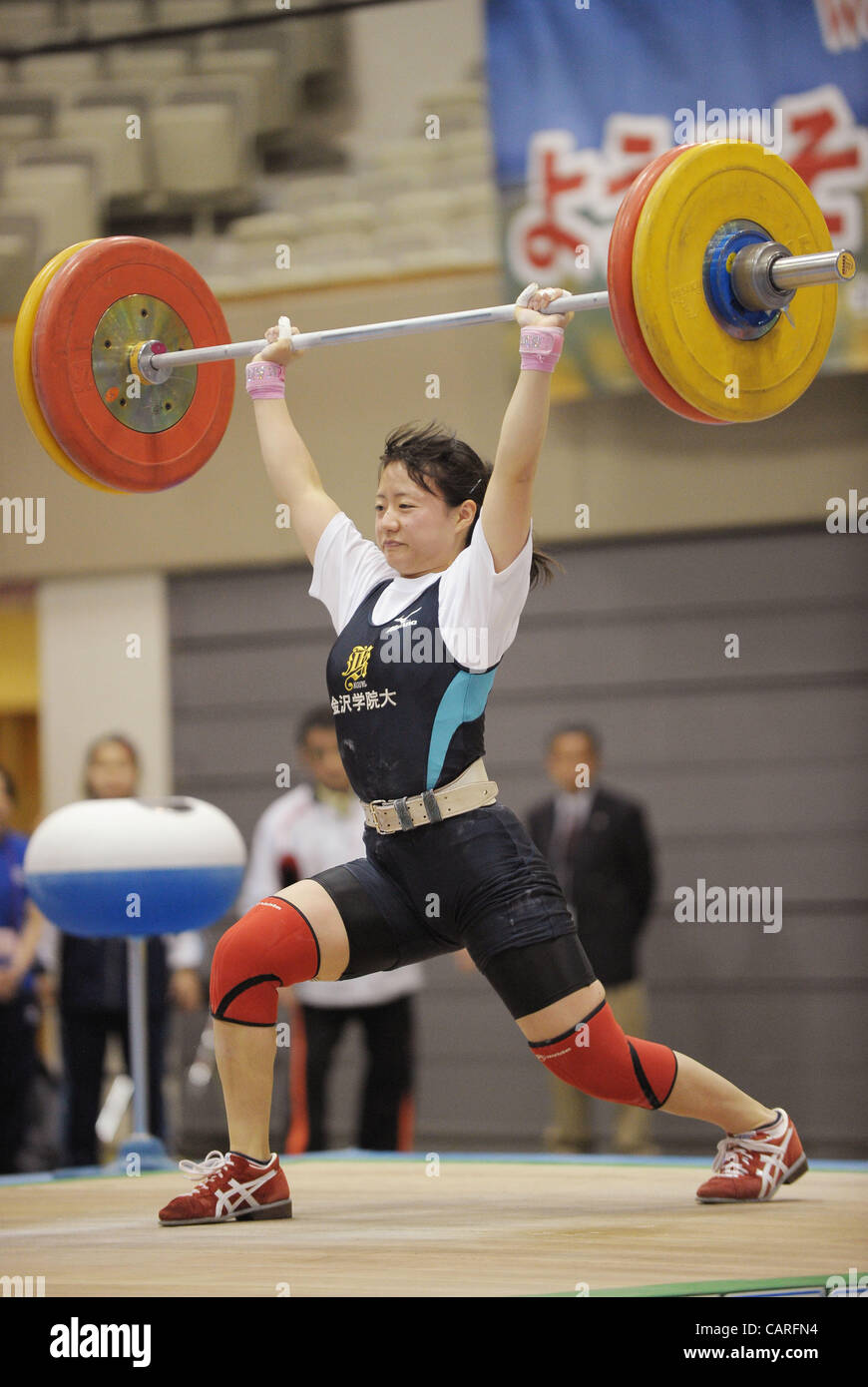 Kanae Yagi, APRIL 13, 2012 - Weightlifting : All Japan Weightlifting ...