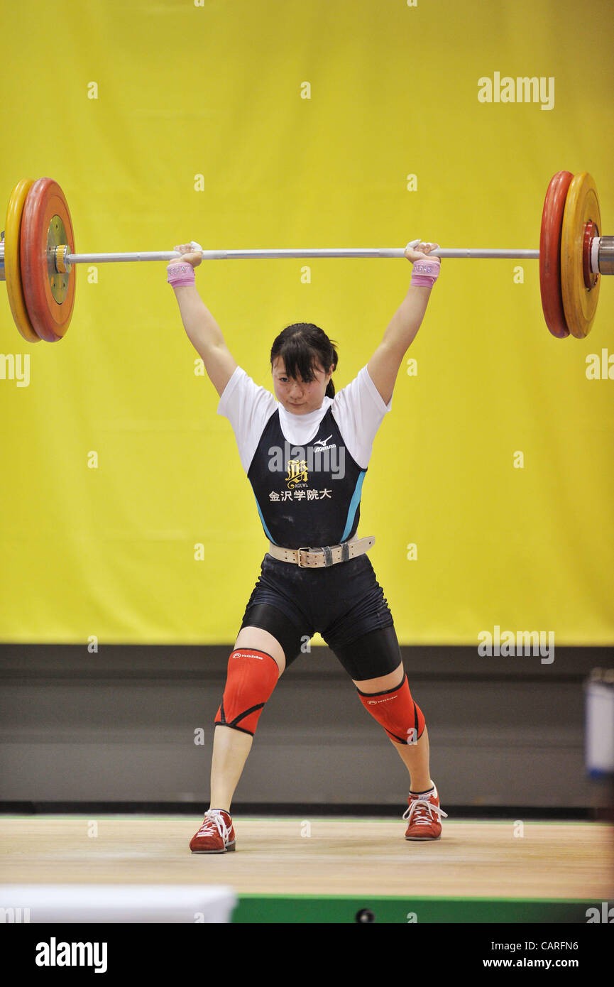 Kanae Yagi, APRIL 13, 2012 - Weightlifting : All Japan Weightlifting ...