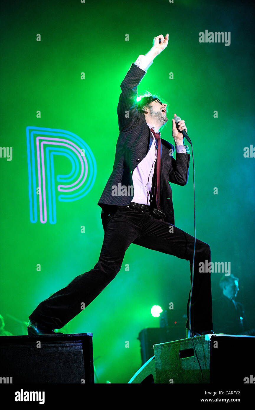 Apr 13, 2012 - Indio, California; USA - Singer JARVIS COCKER of the ...