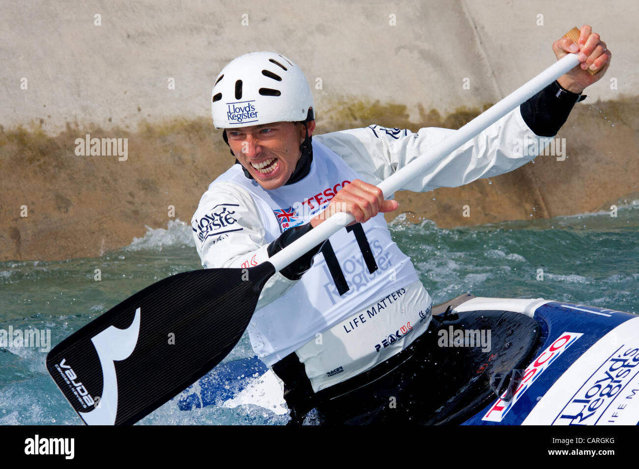 David Florence goes into this afternoons final in the mens C1 class ...