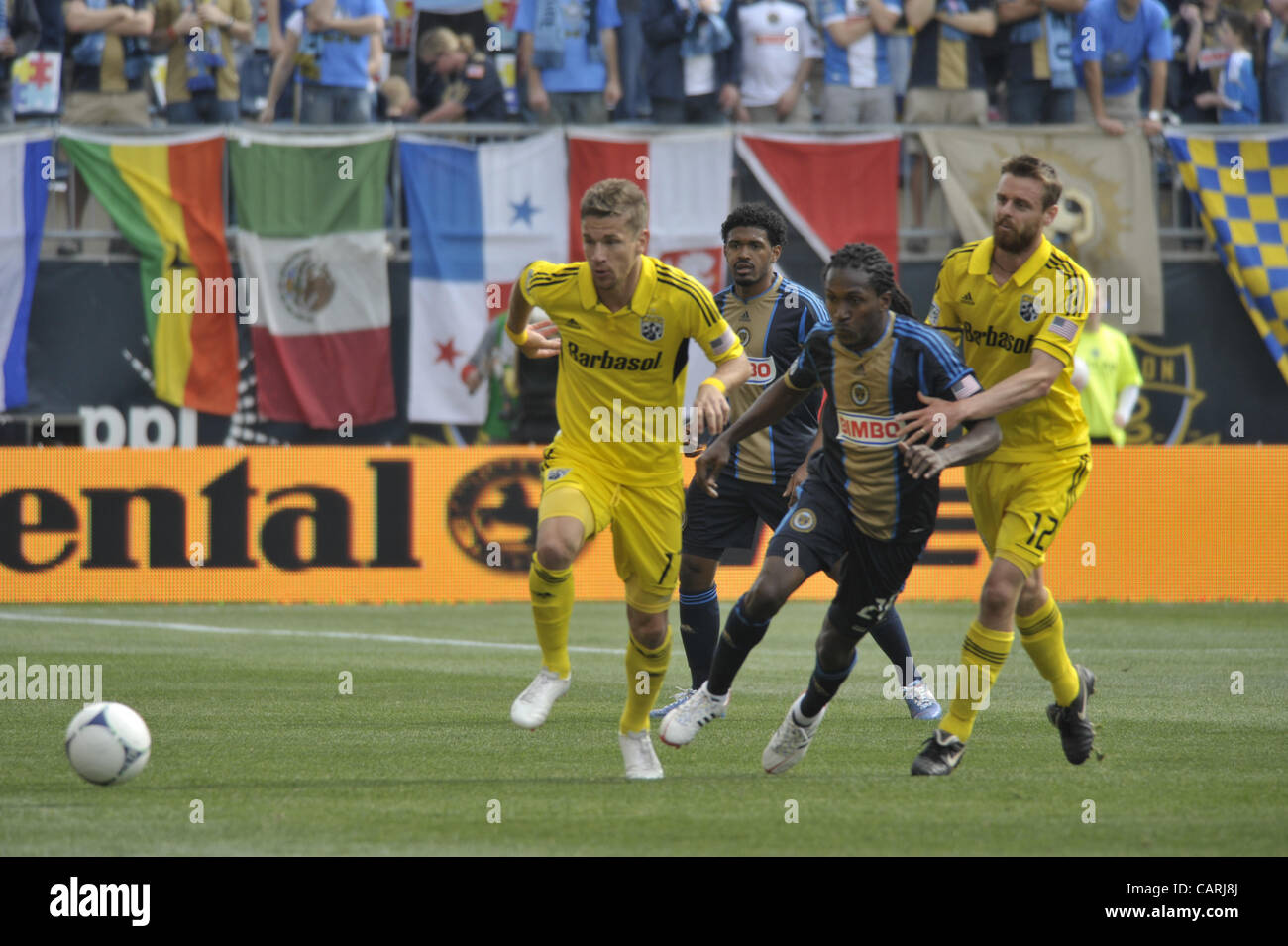April 14, 2012 - Chester, Pennsylvania, U.S - KEON DANIEL of the ...