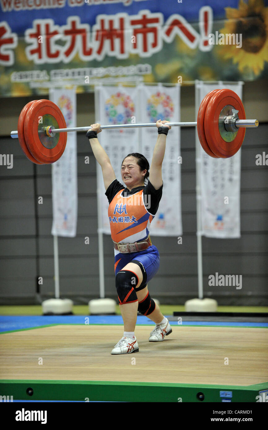 Mikiko Ando, APRIL 14, 2012 - Weightlifting : All Japan Weightlifting ...