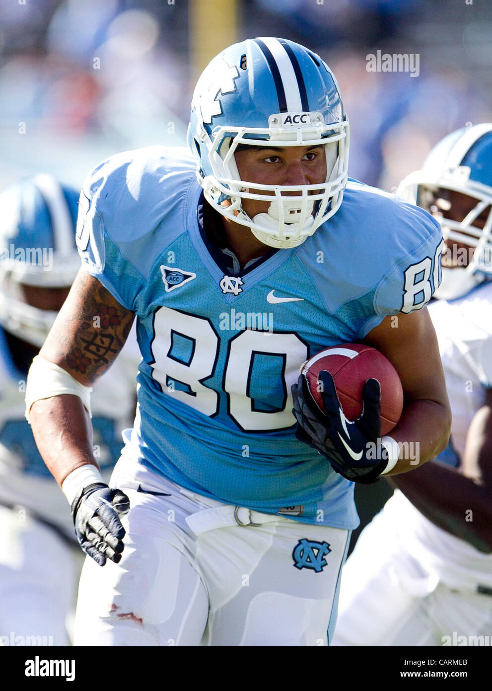 North Carolina Tarheels head coach LARRY FEDORA's first Spring Football ...