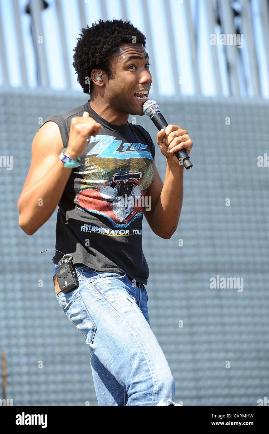 Apr 14, 2012 - Indio, California; USA - Rap Artist CHILDISH GAMBINO ...