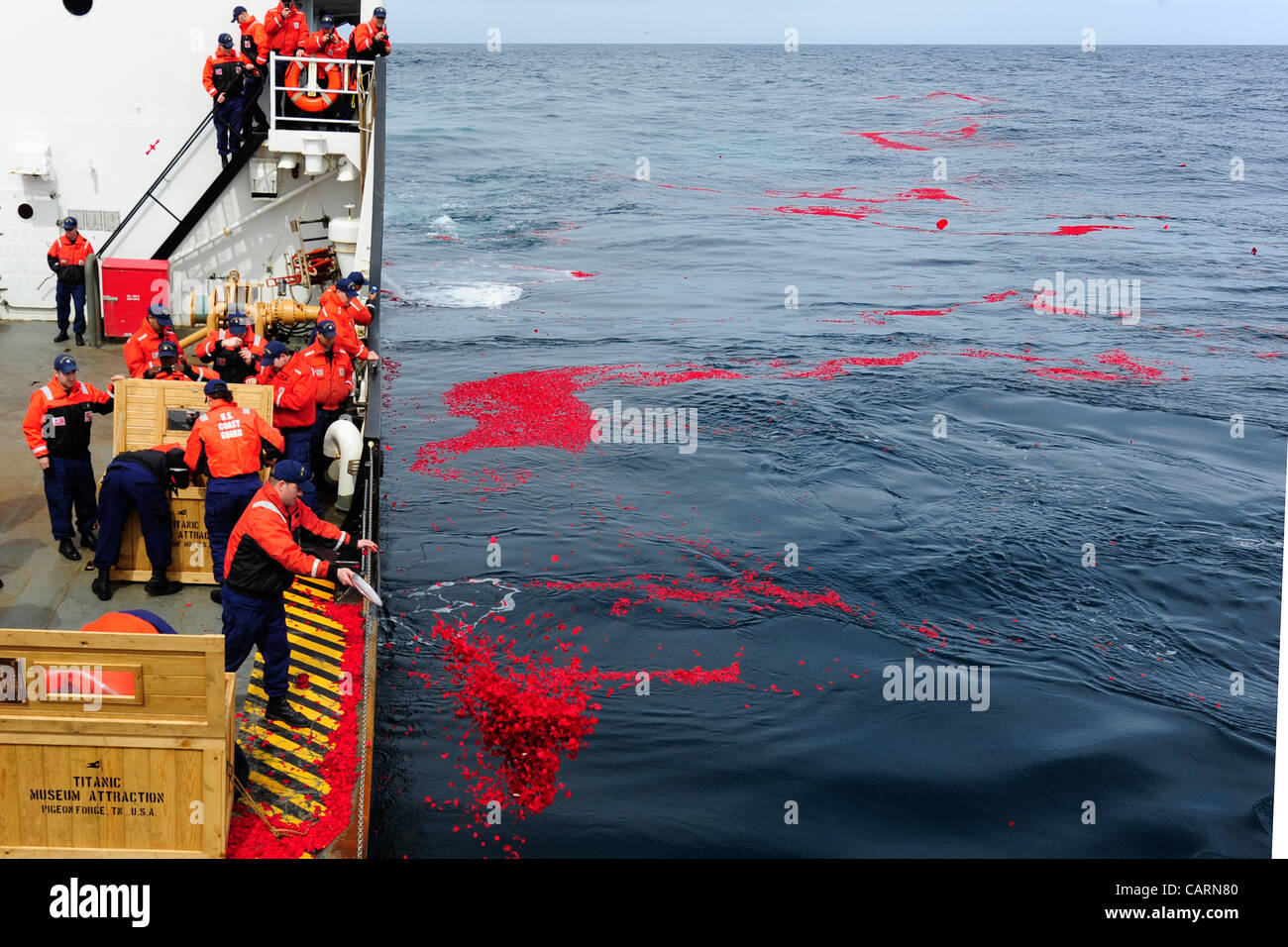 On April 14, 2012, the U.S. Coast Guard Cutter Juniper’s crew laid 1.5 ...
