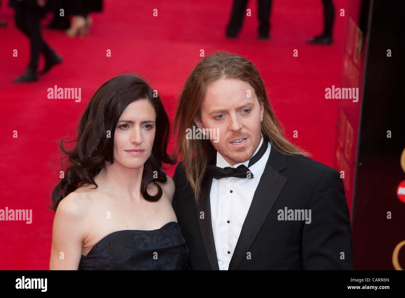 London, UK, 15/04/2012. Tim Minchin and Sarah Minchin, arrives at the ...