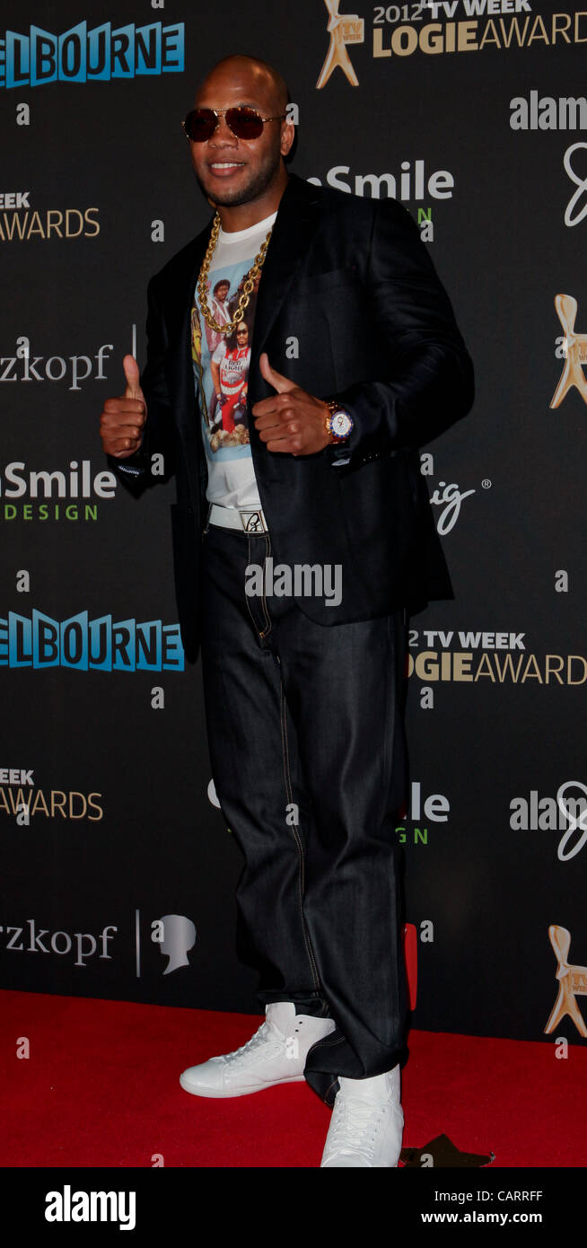 Flo Rida on the red carpet at the Logie Awards, Melbourne April 15 ...