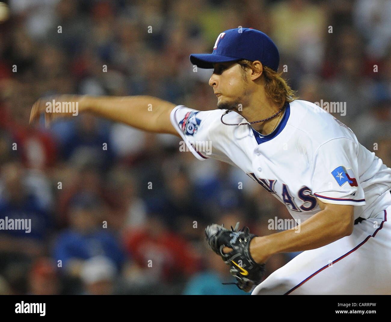 Yu Darvish (Rangers), APRIL 9, 2012 - MLB : Yu Darvish of the Texas ...