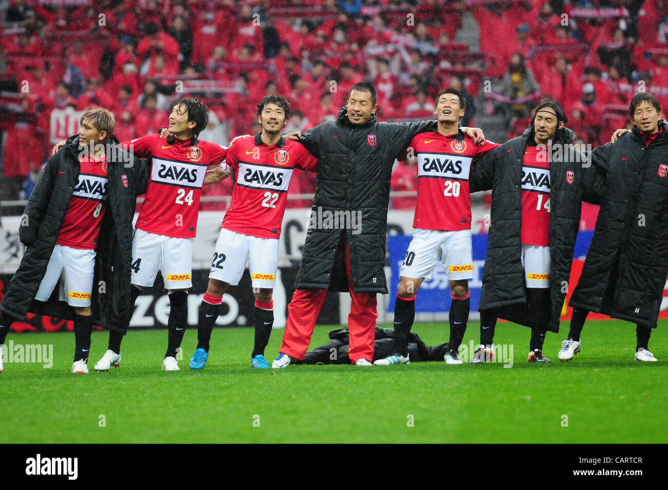 Urawa Reds team group, APRIL 14, 2012 - Football / Soccer : Urawa Reds ...