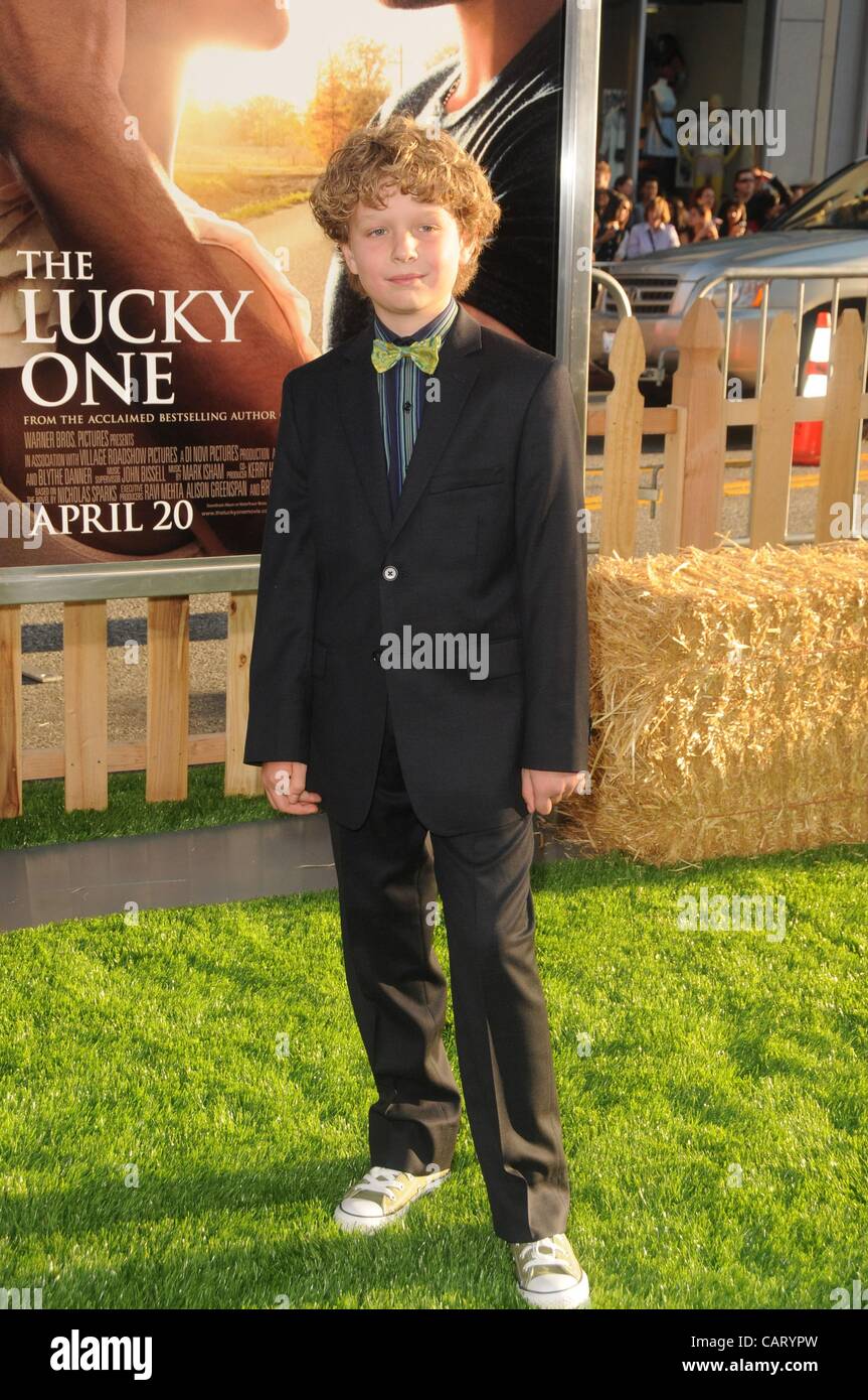 Riley Thomas Stewart at arrivals for THE LUCKY ONE Premiere, Grauman's ...