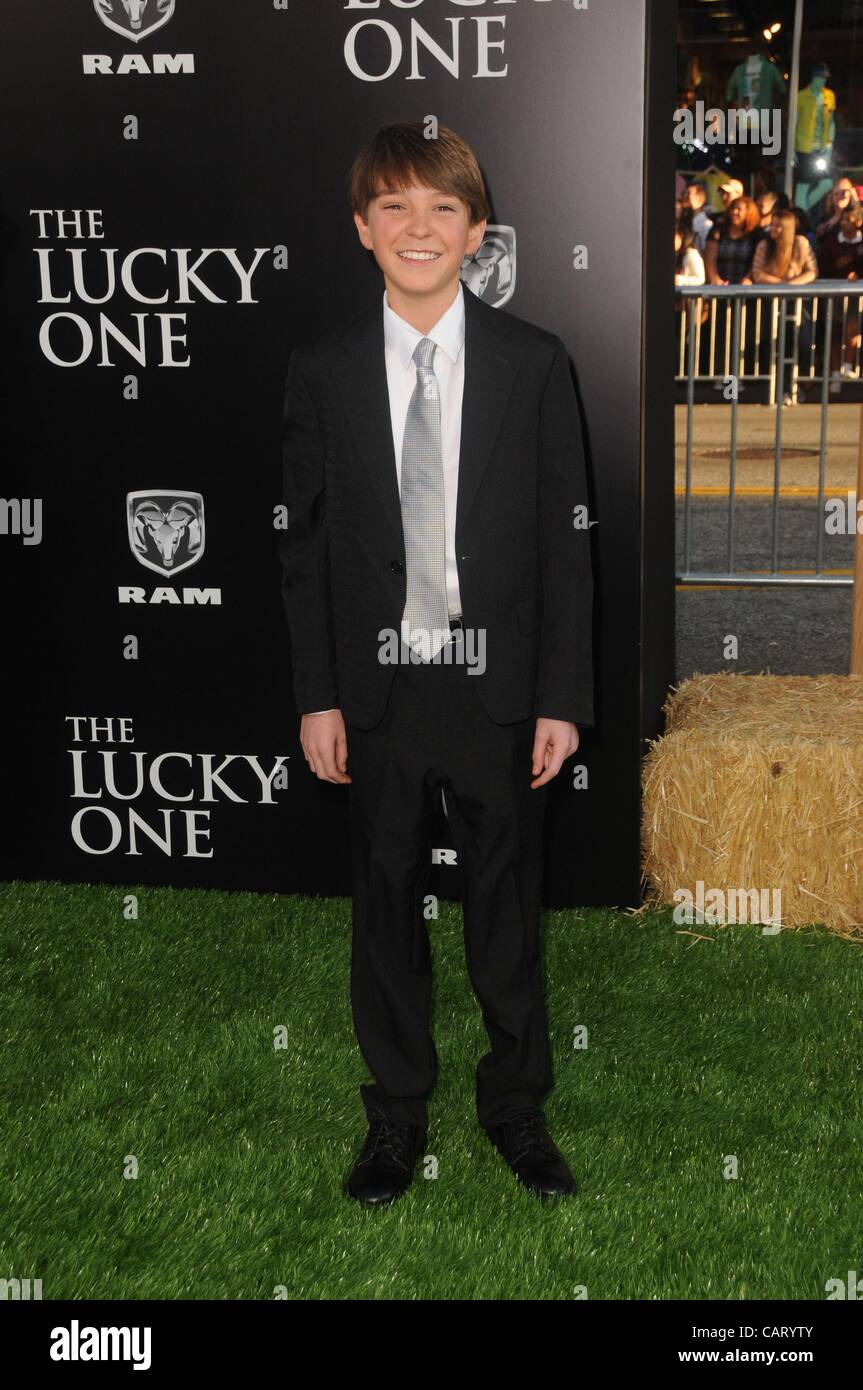 Cole Jackson at arrivals for THE LUCKY ONE Premiere, Grauman's Chinese ...