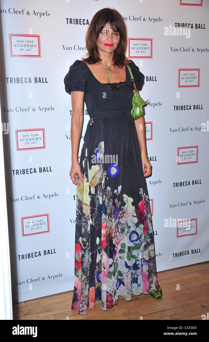 Helena Christensen at arrivals for The New York Academy of Art Tribeca ...
