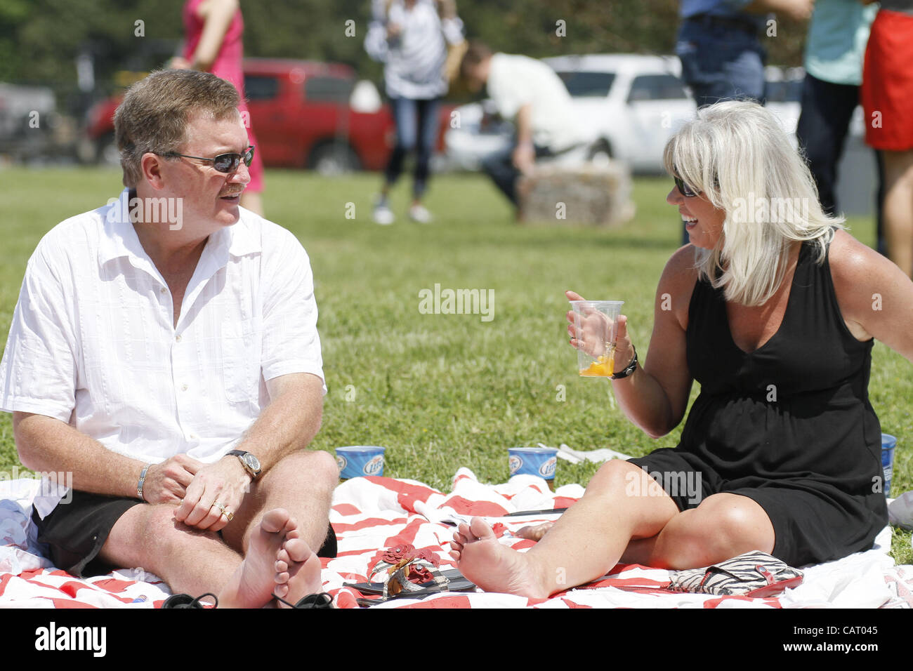 April 14, 2012 - Hot Springs, Arkansas, U.S. - A couple enjoying ...