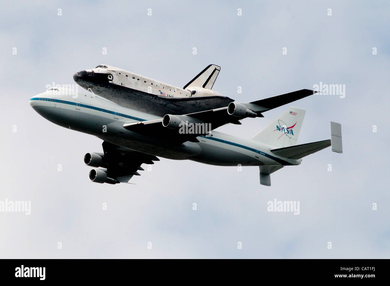 April 17, 2012 - Washington, DC, U.S. - On top of a Boeing 747, the ...