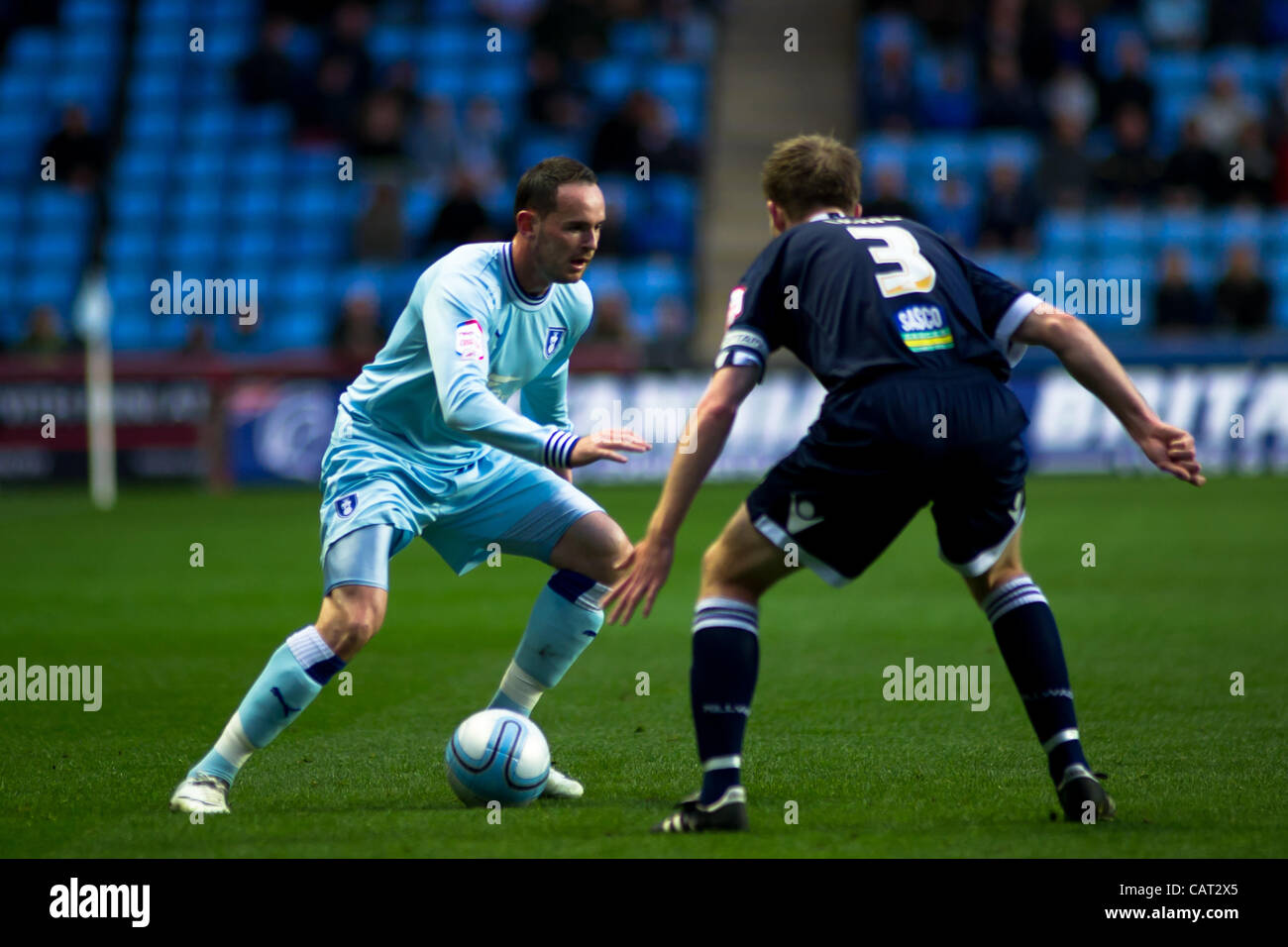 17.04.2012 Coventry, England. Coventry City v Millwall. David Bell ...