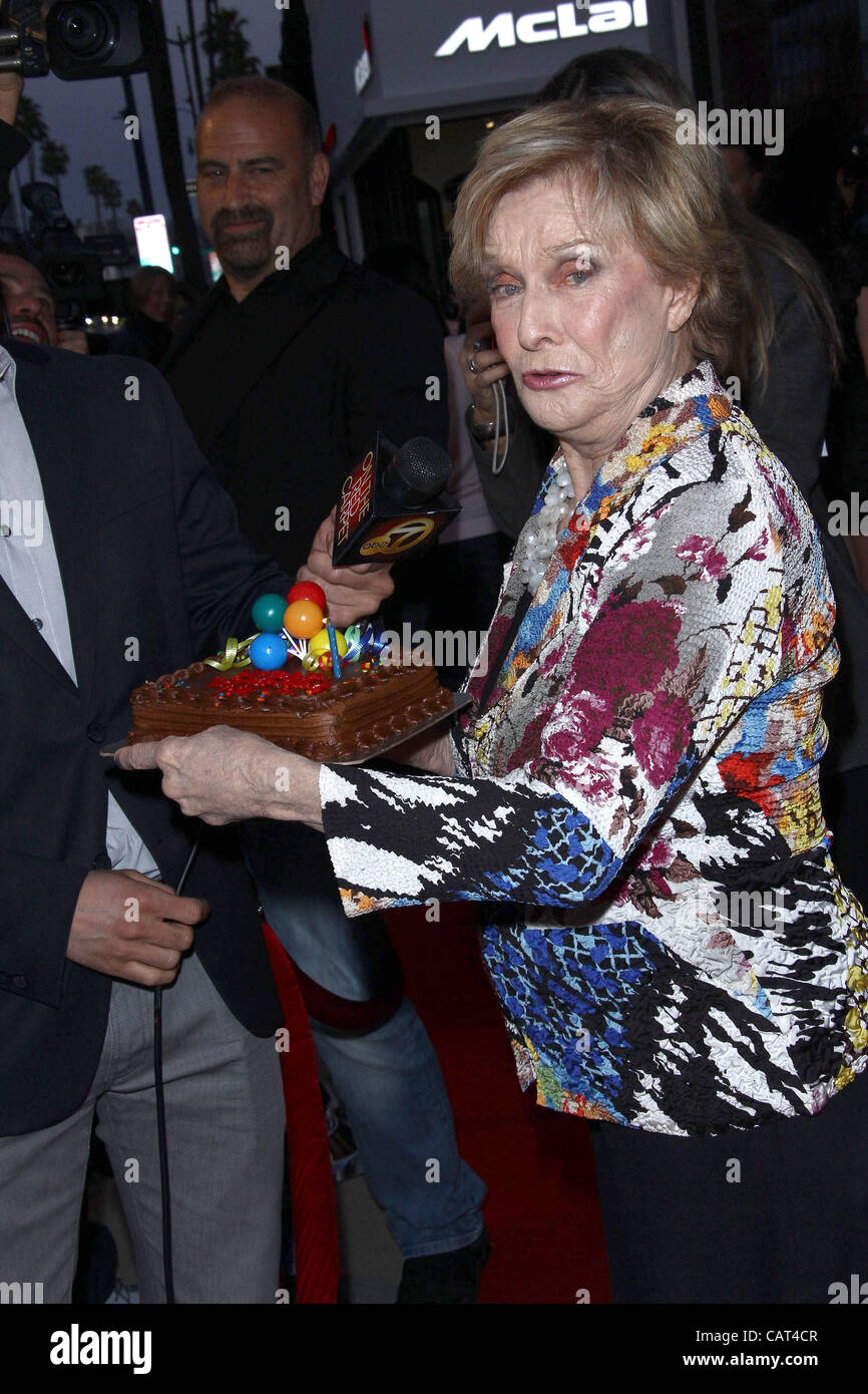 April 17, 2012 - Los Angeles, California, U.S. - Cloris Leachman.Los ...