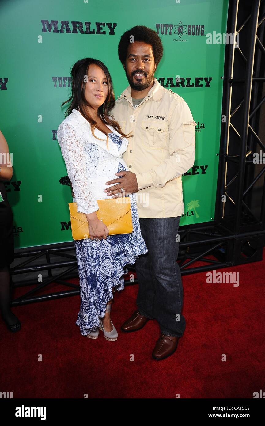 Robbie Marley, Ashley Marley at arrivals for MARLEY Premiere, ArcLight ...