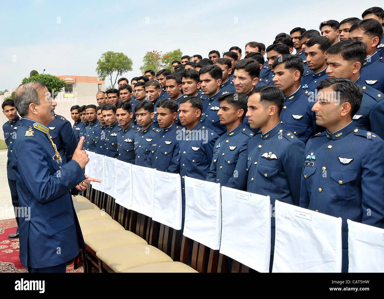 Air Force Chief of the Air Staff, Air Chief Marshal.Tahir Rafique Butt ...