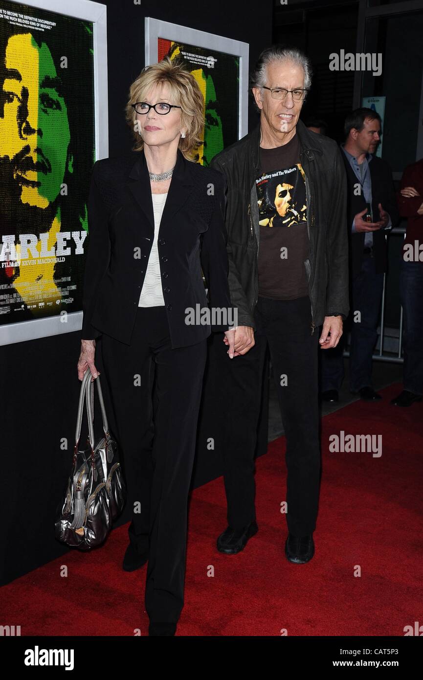 Jane Fonda, Richard Perry at arrivals for MARLEY Premiere, ArcLight ...