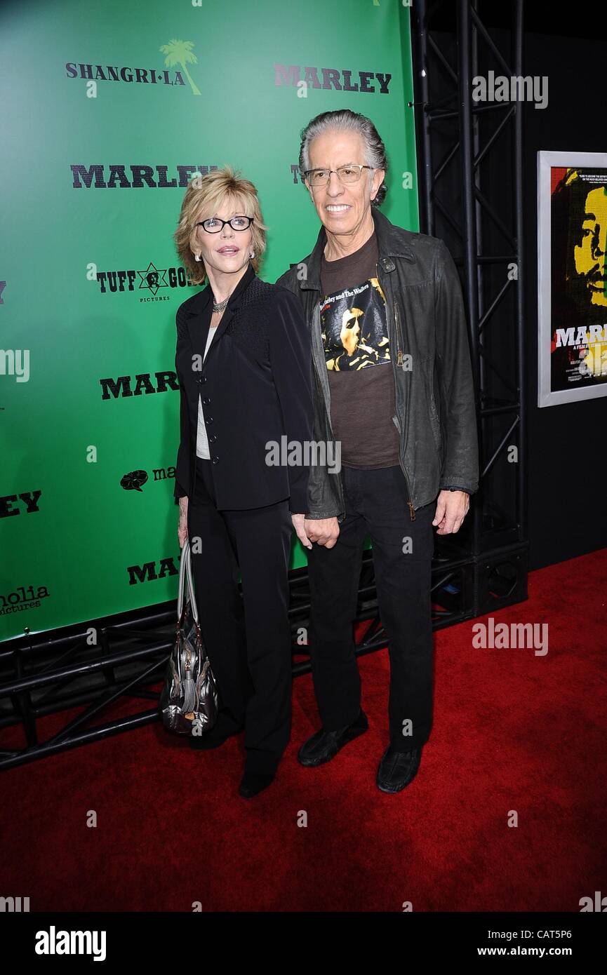 Jane Fonda, Richard Perry at arrivals for MARLEY Premiere, ArcLight ...
