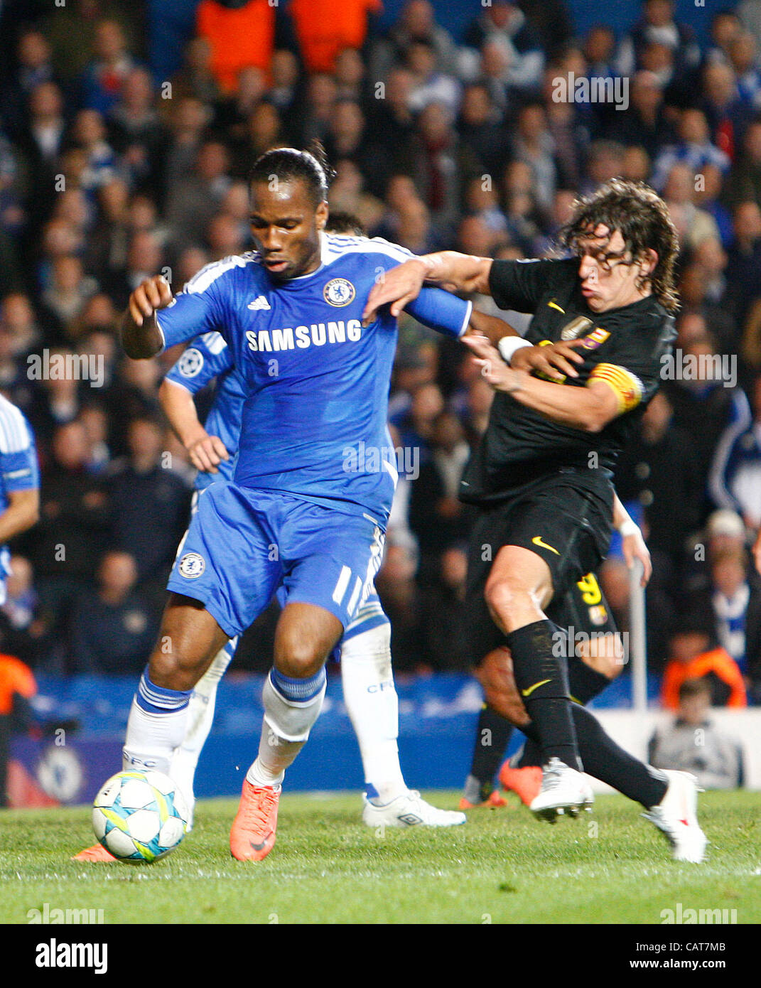 18.04.2012. Stamford Bridge, Chelsea, London. Carles Puyol of FC ...