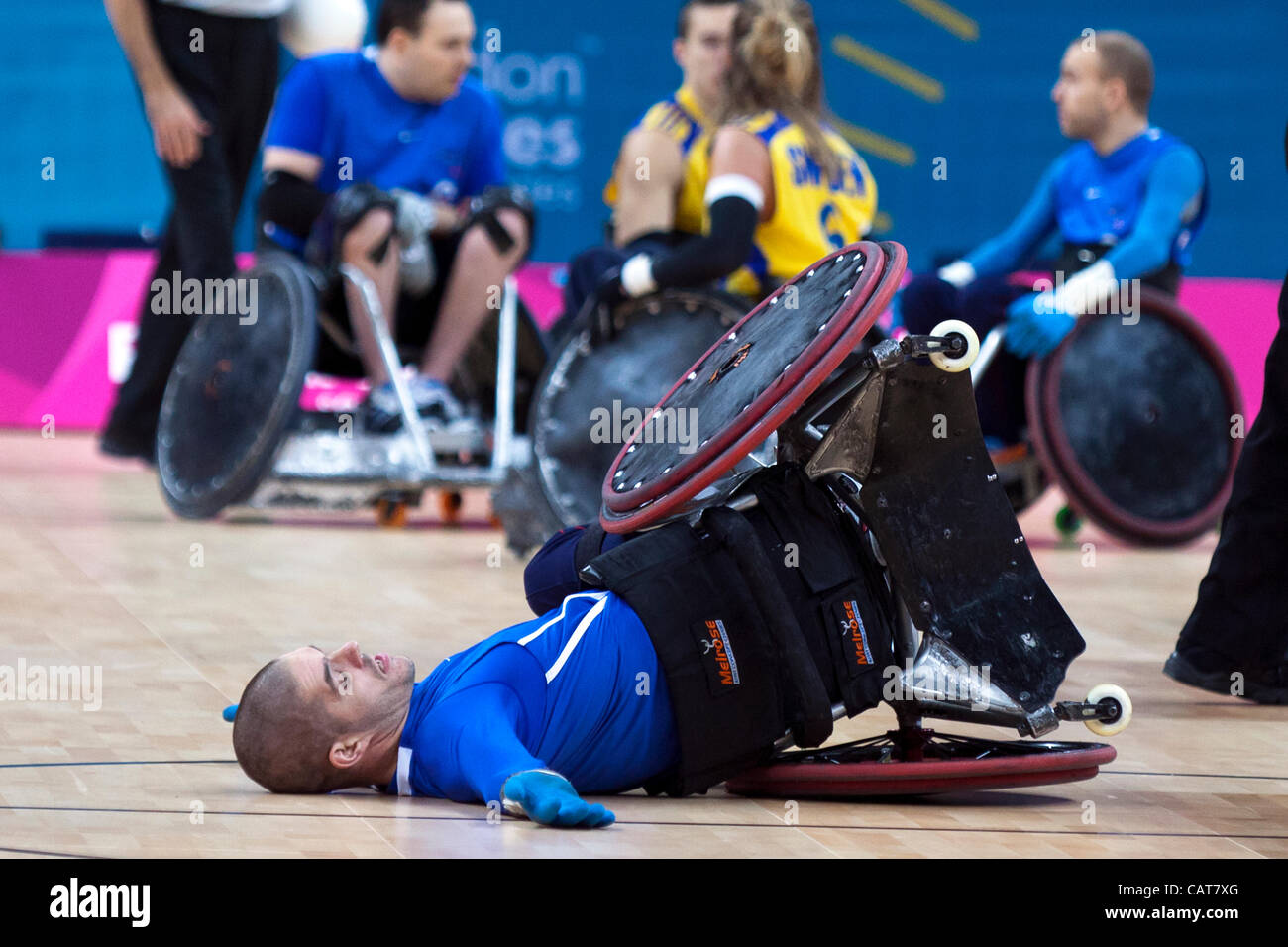 Wheelchair rugby crash hi-res stock photography and images - Alamy