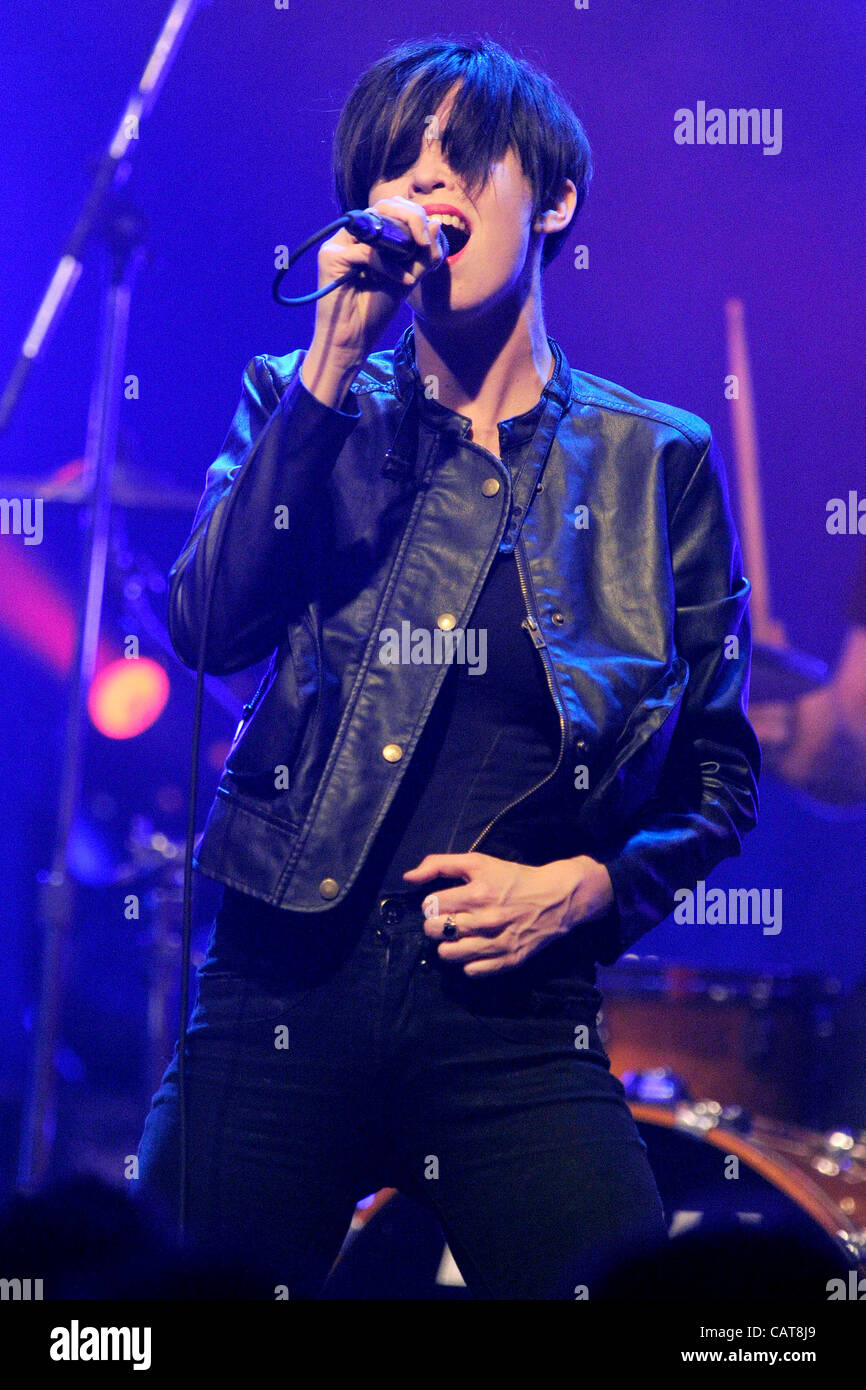 April 18, 2012 - Toronto, Canada - Australian music group 'The Jezabels ...