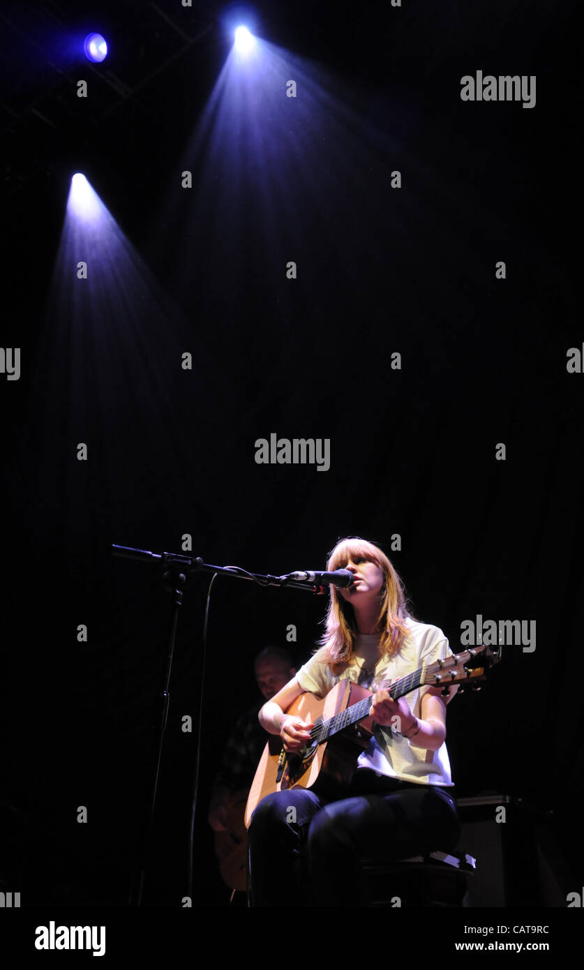English singer songwriter Lucy Rose performing at Wolverhampton Civic ...