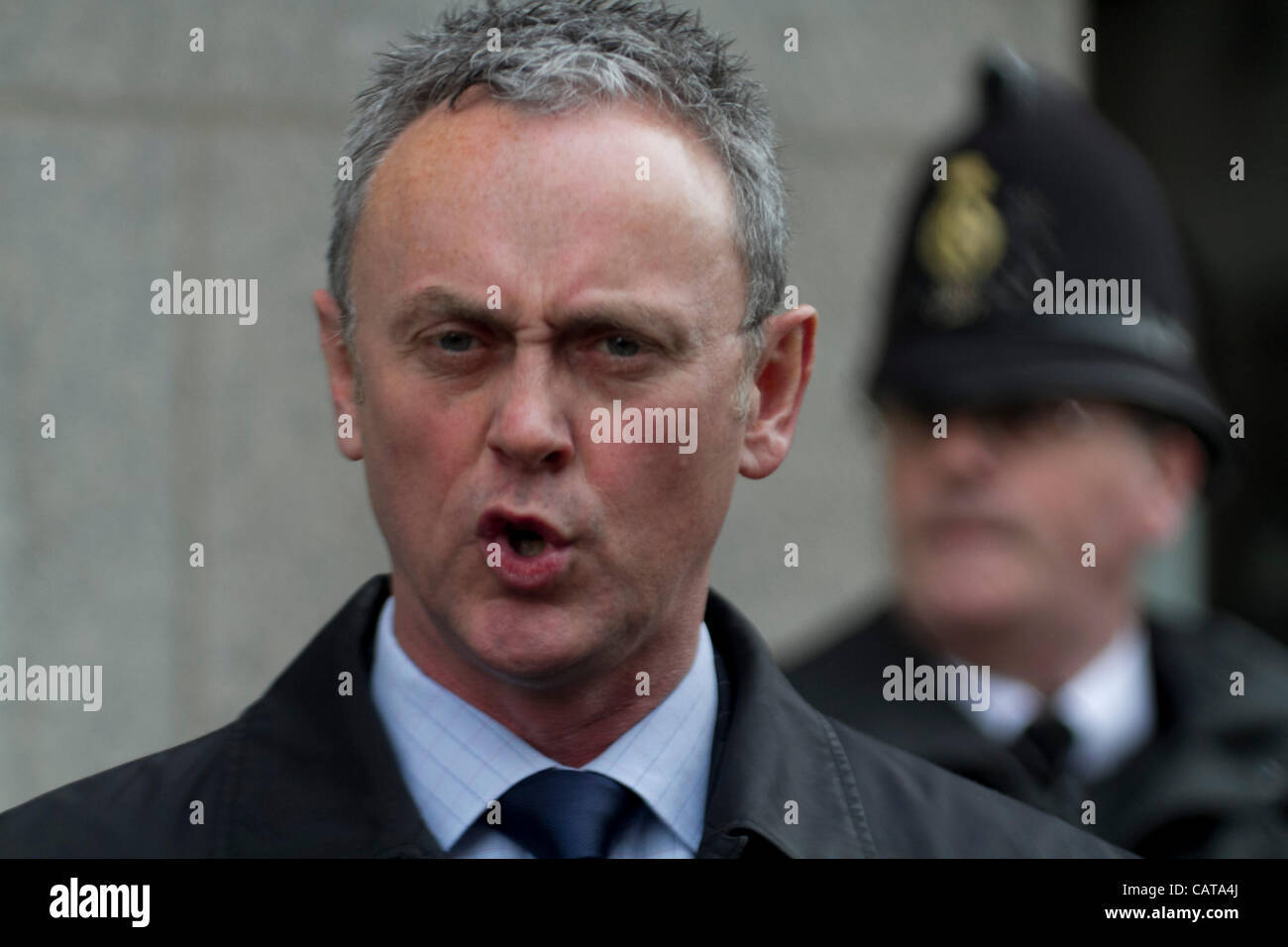 London, UK. 19 April, 2012. Gordon Allison, detective superintendent ...