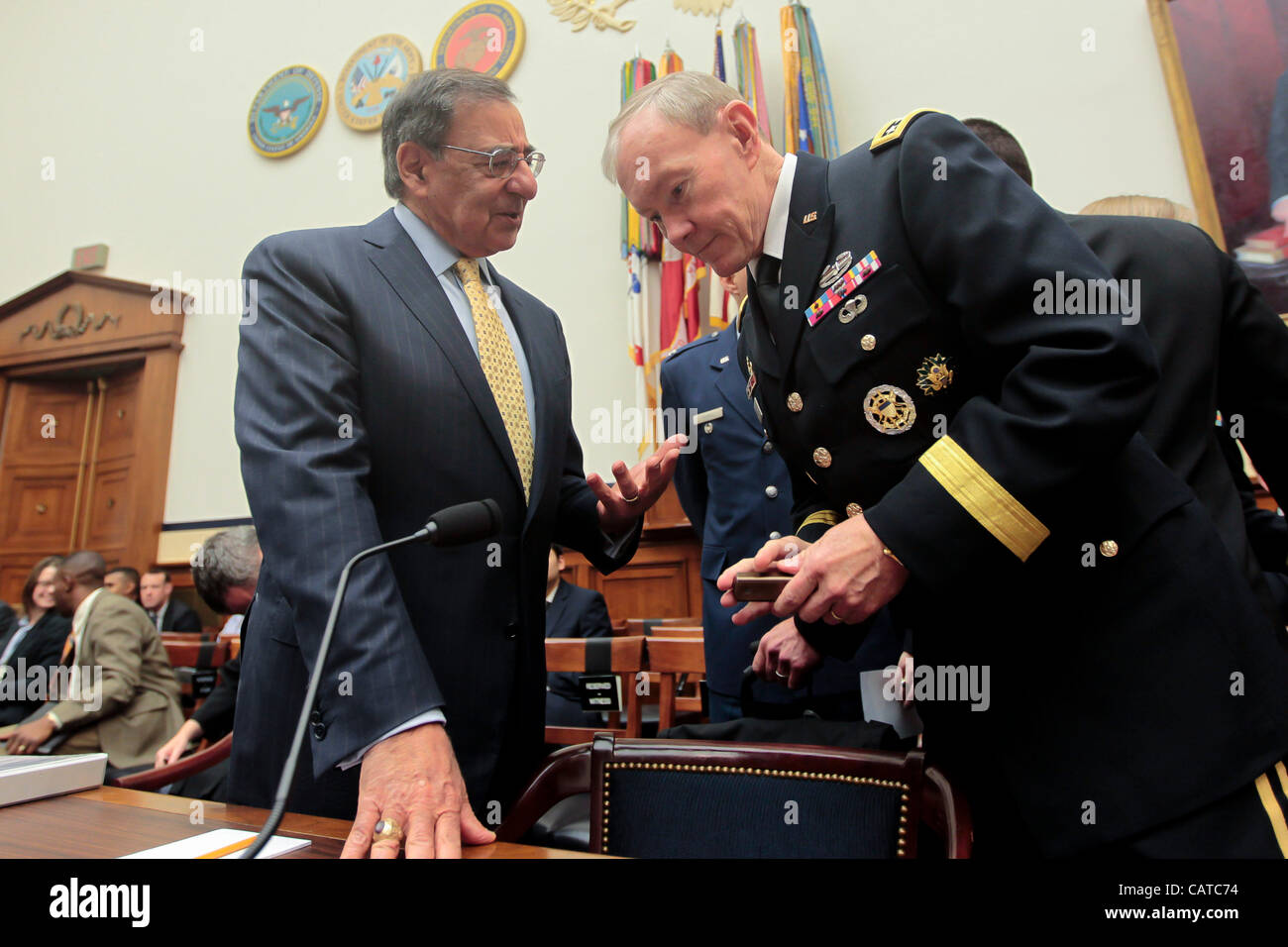 April 19, 2012 - Washington, DC, U.S. - Secretary of Defense LEON ...