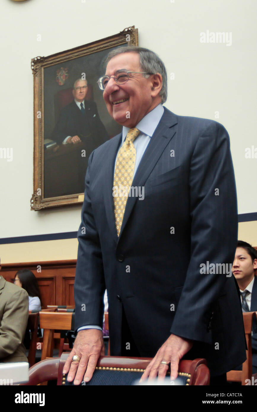 April 19, 2012 - Washington, DC, U.S. - .Secretary of Defense LEON ...