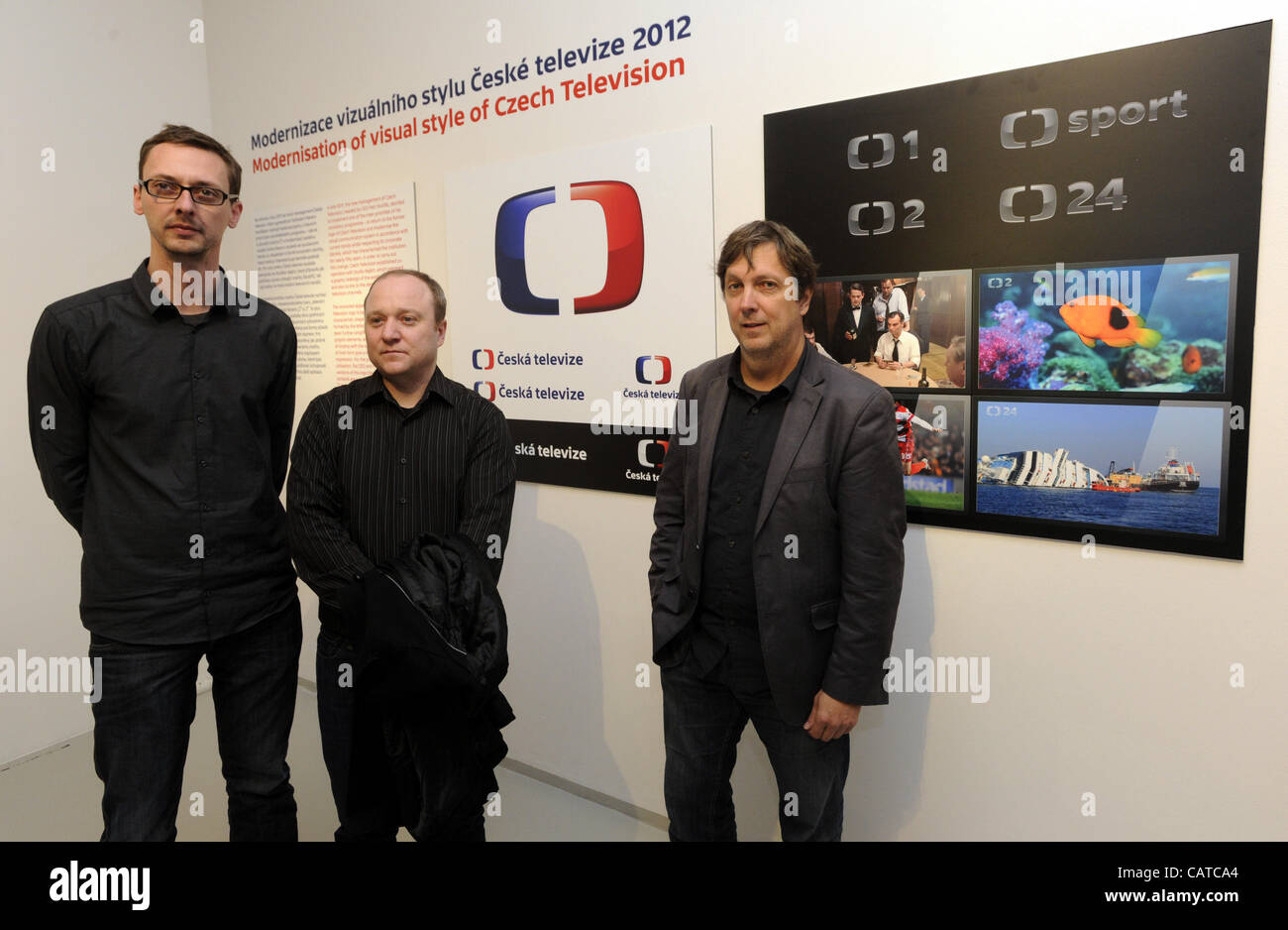 Graphic designers Ales Najbrt, Marek Pistora, Petr Stepan introduced a ...