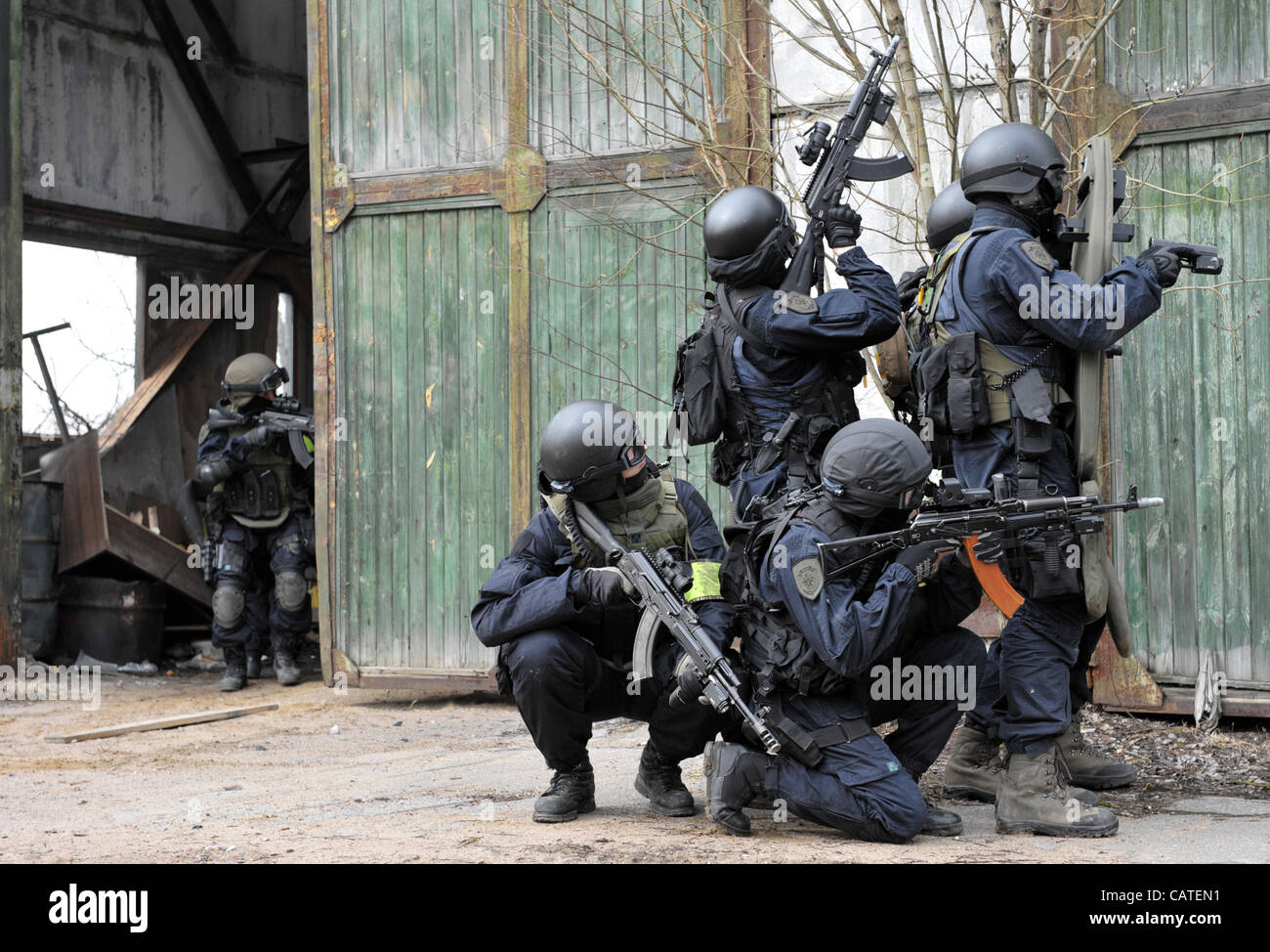 April 19, 2012 - St.-Petersburg, Russia - Russian SPETSNAZ special ...