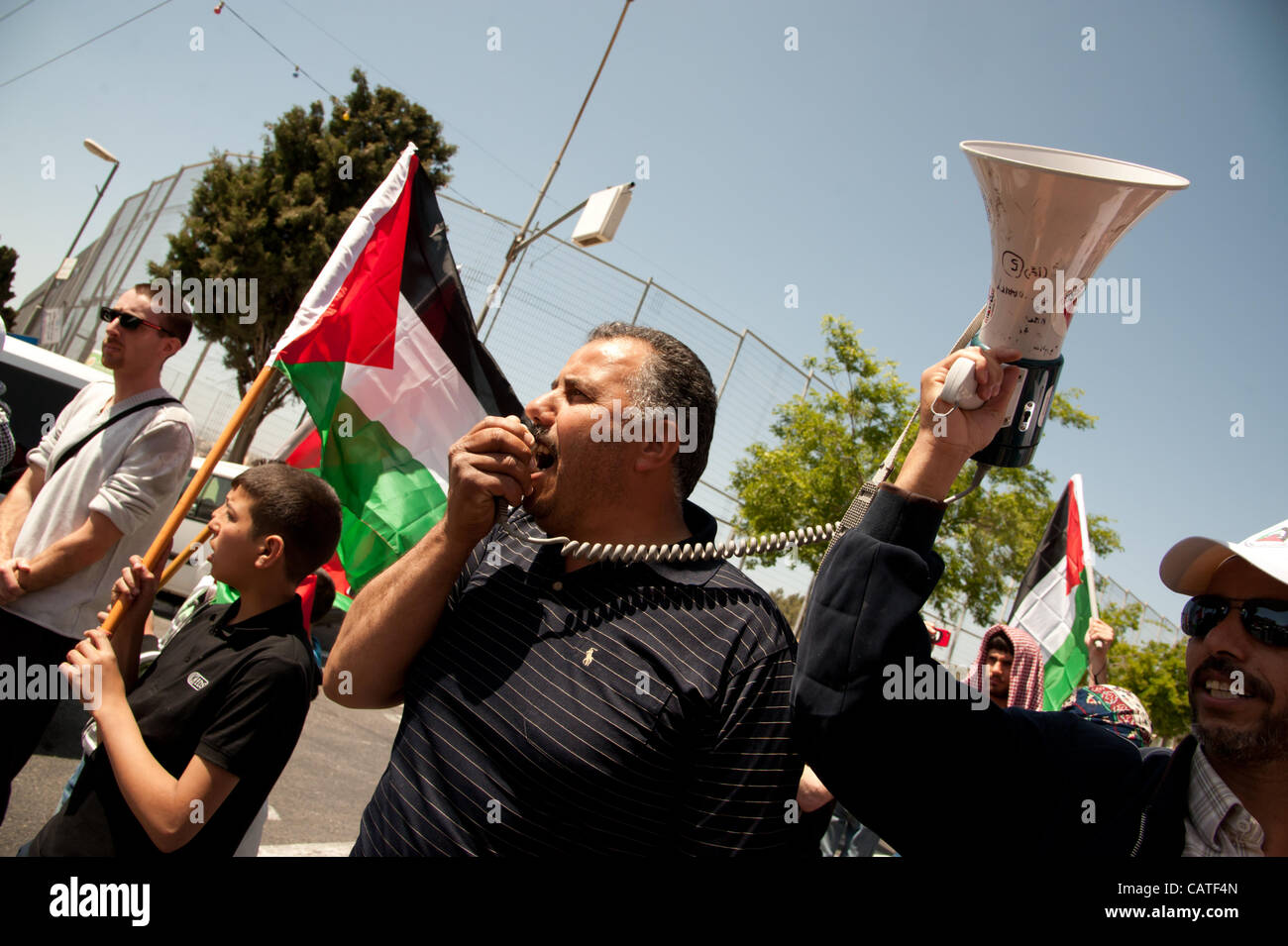 EAST JERUSALEM, PALESTINIAN TERRITORIES - APRIL 20: Palestinian ...
