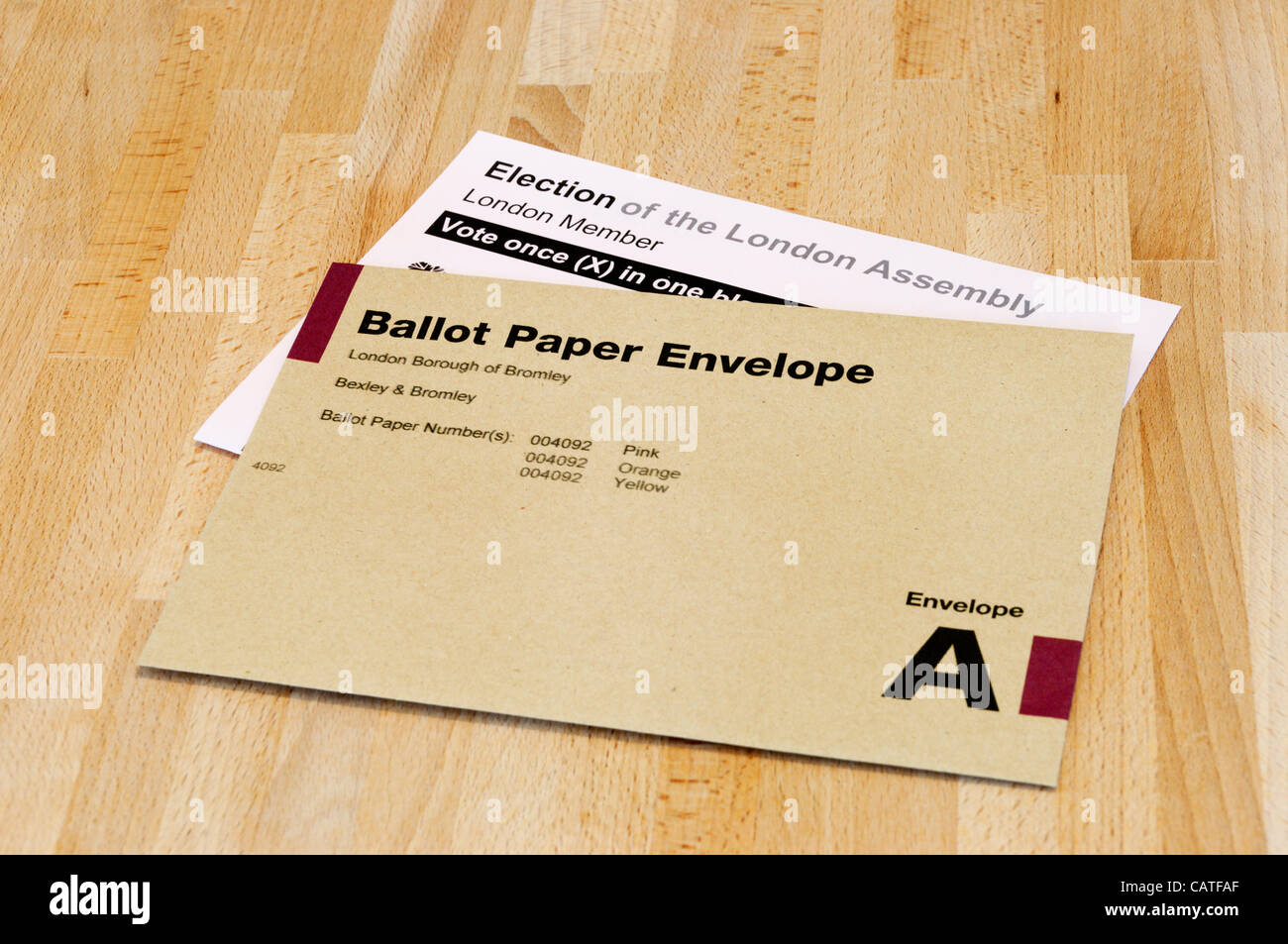 Ballot paper hi-res stock photography and images - Alamy