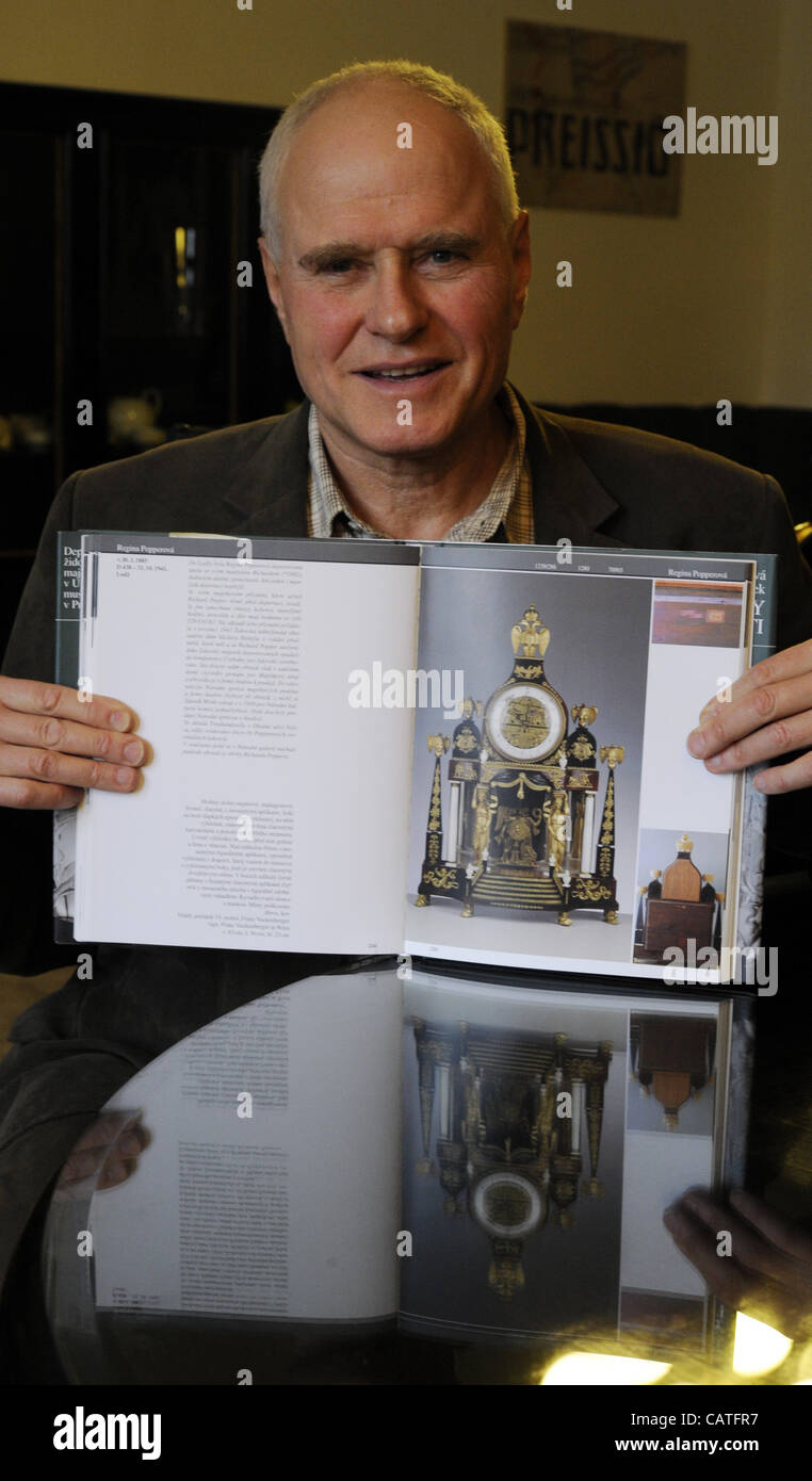 Michal Klepetar, grand nephew of Richard Popper, a Jewish businessman ...