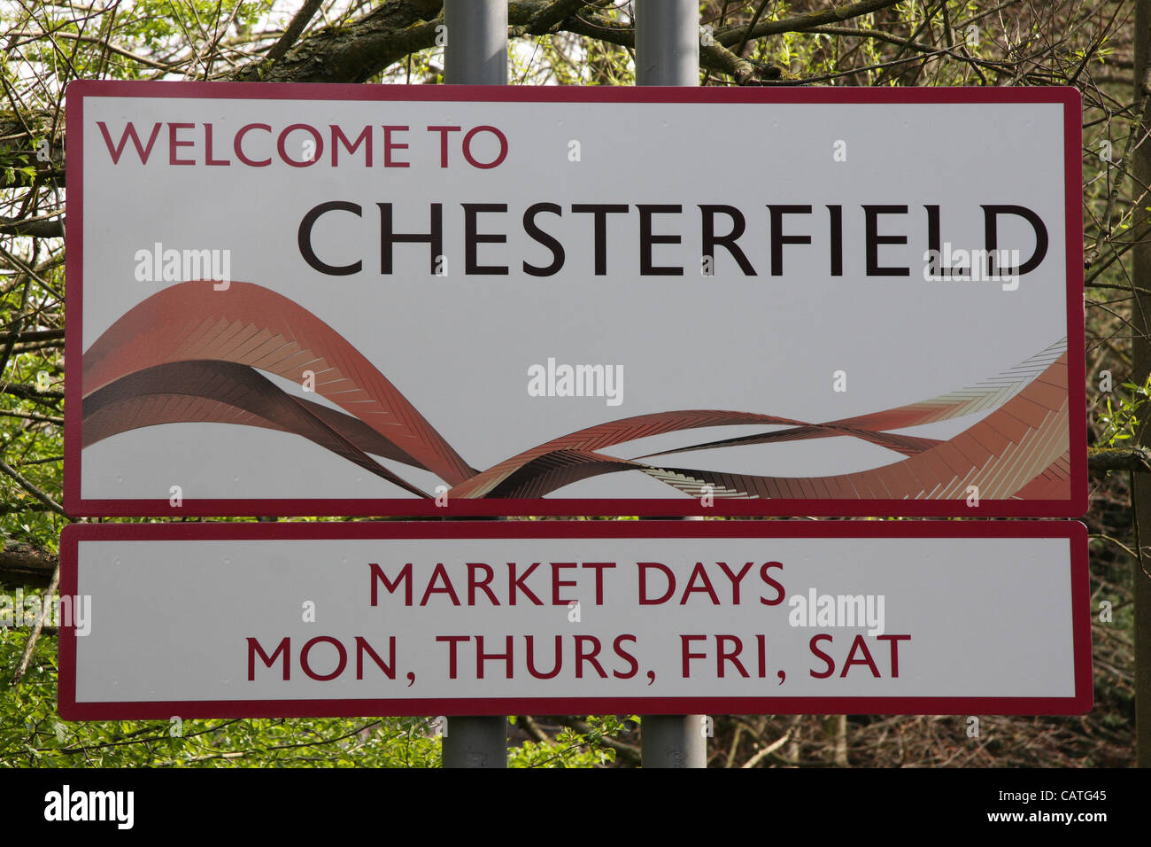 Welcome to Chesterfield signage, (installed April 2012), Chesterfield ...