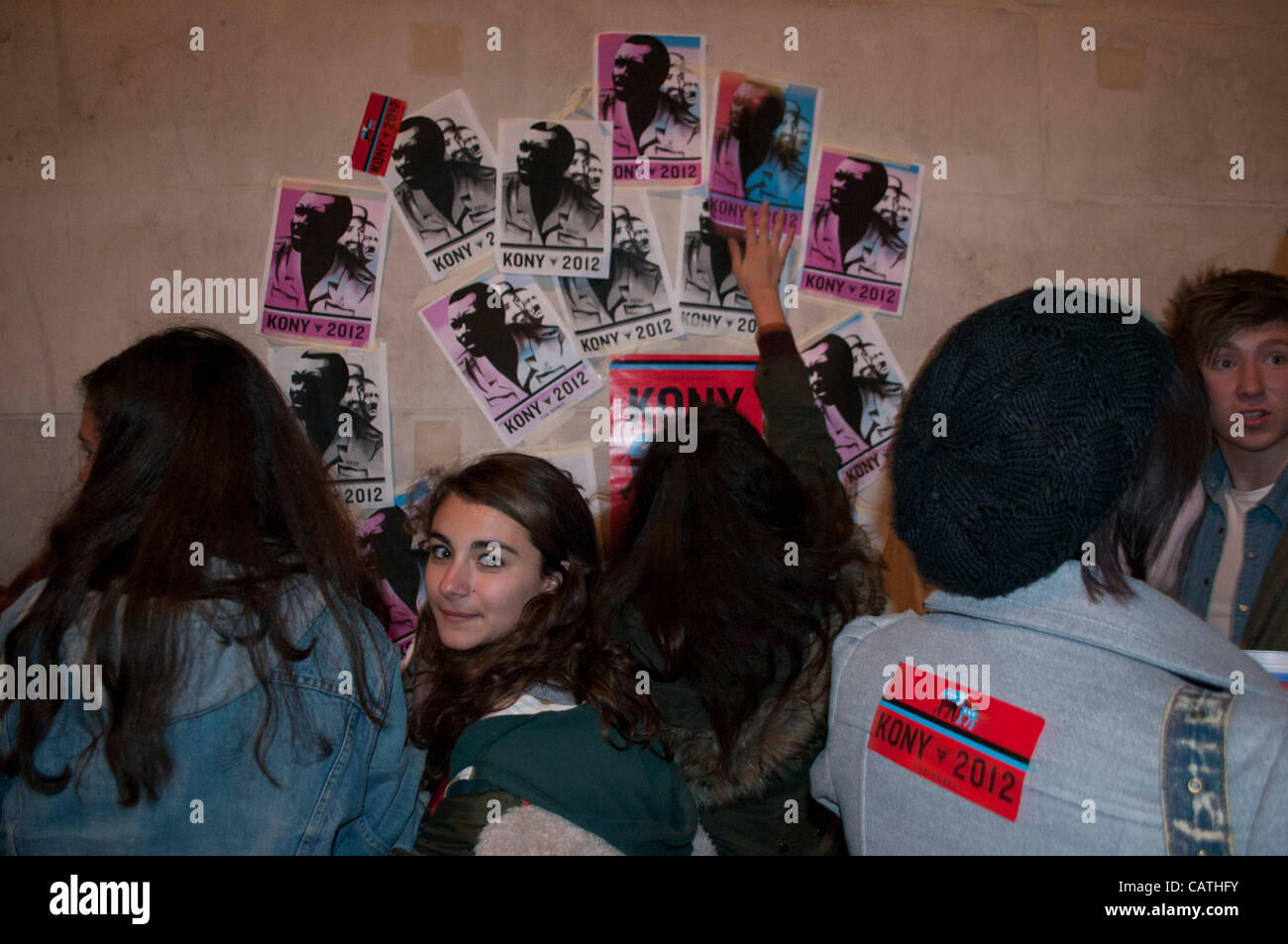 Taping posters hi-res stock photography and images - Alamy