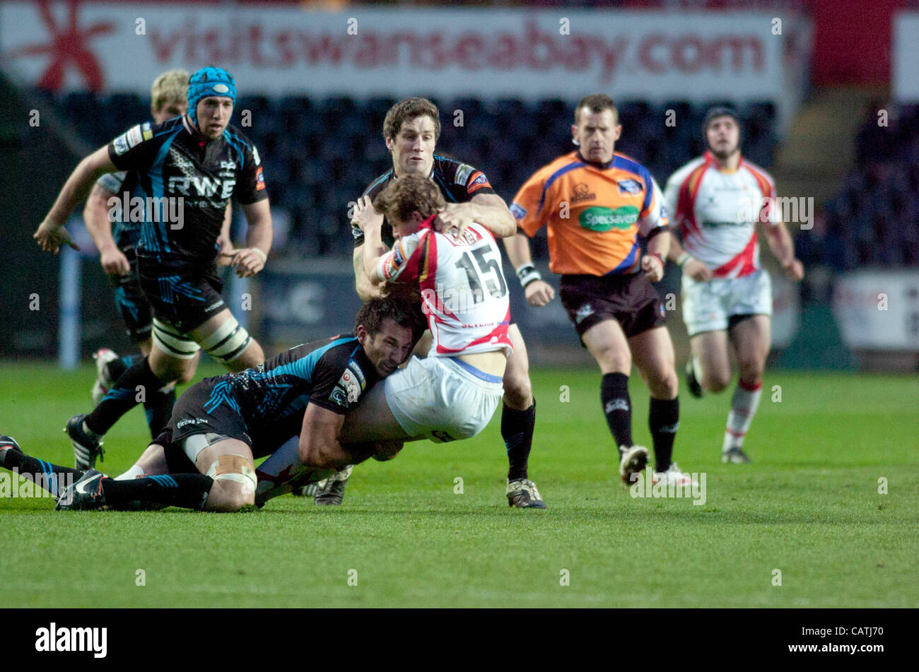 Ospreys v Dragons- RaboDirect PRO 12 @ The Liberty Stadium in Swansea ...