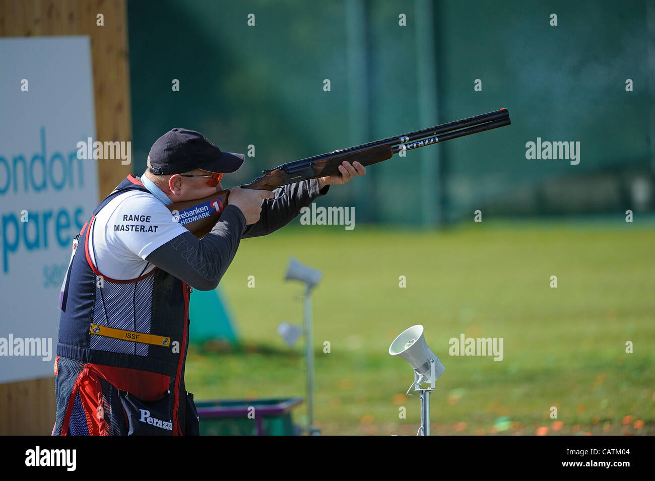 London, England,UK 21-04-12. Tore BROVOLD (NOR) competes in the ISSF ...