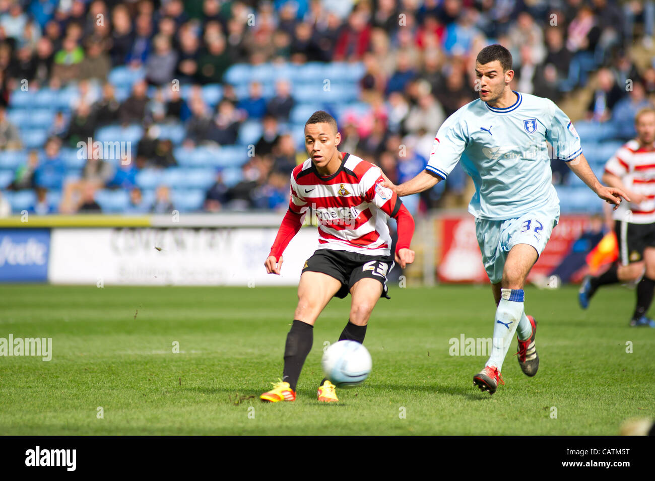 21.04.2012 Coventry, England. Coventry City v Doncaster Rovers. Kyle ...