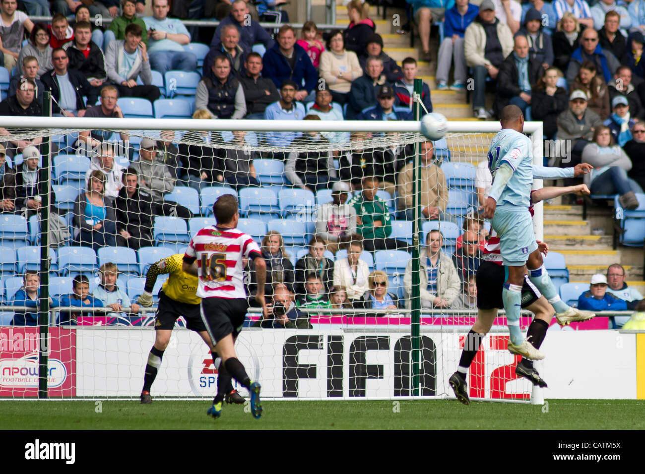 21.04.2012 Coventry, England. Coventry City v Doncaster Rovers. Clive ...