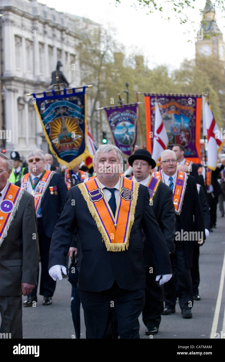 Loyal orange order orangemen hi-res stock photography and images - Alamy