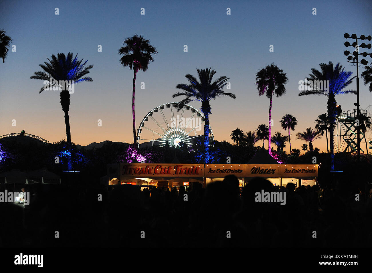 Apr 20, 2012 - Indio, California; USA - General Atmosphere as part of ...