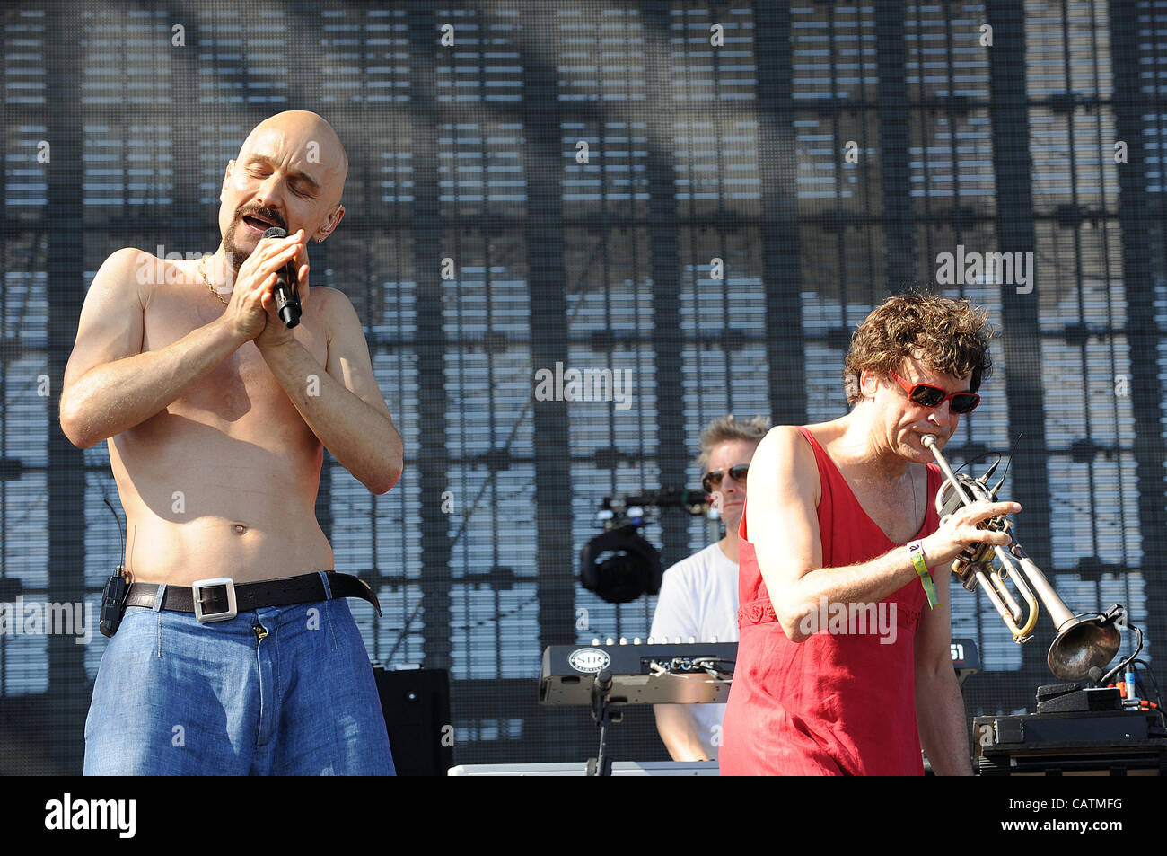 Apr 20, 2012 - Indio, California; USA - Singer TIM BOOTH of the band ...