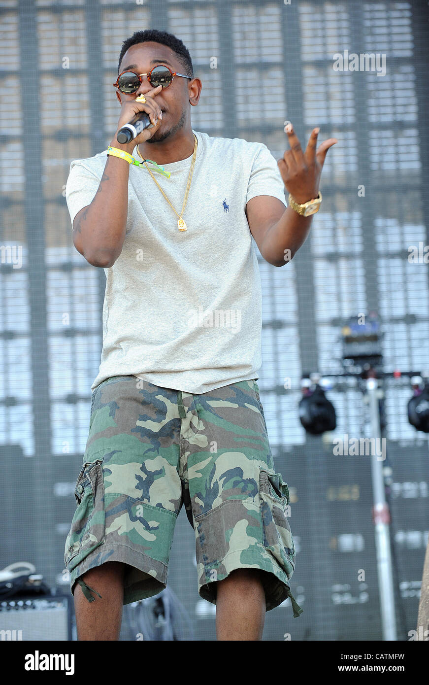 Apr 20, 2012 - Indio, California; USA - Rap Artist KENDRICK LAMAR ...