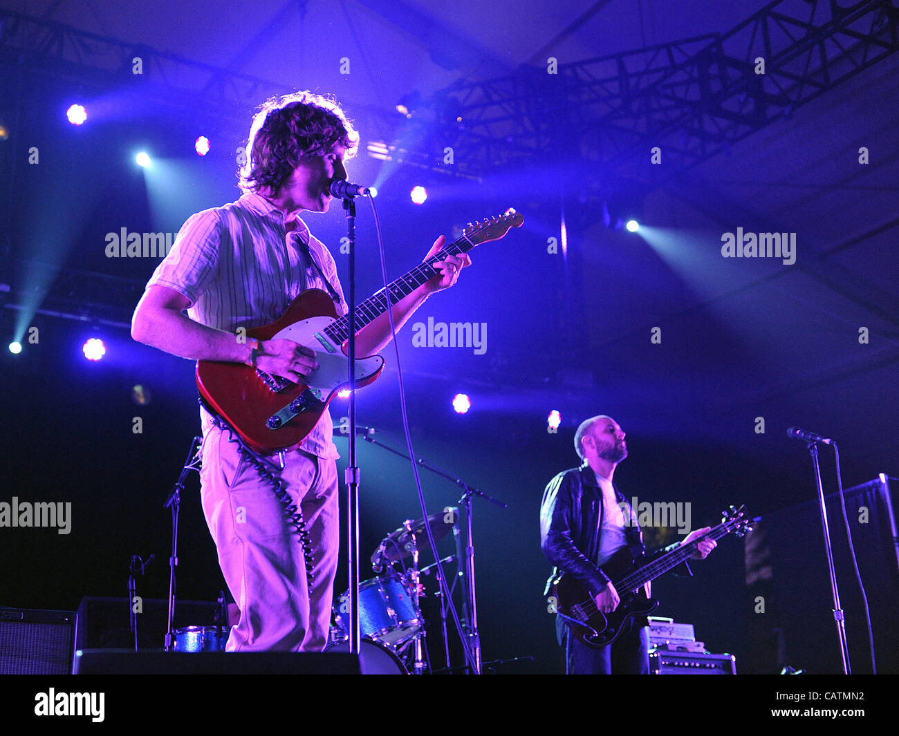 Apr 20, 2012 - Indio, California; USA - Musician LUKE JENNER of the ...