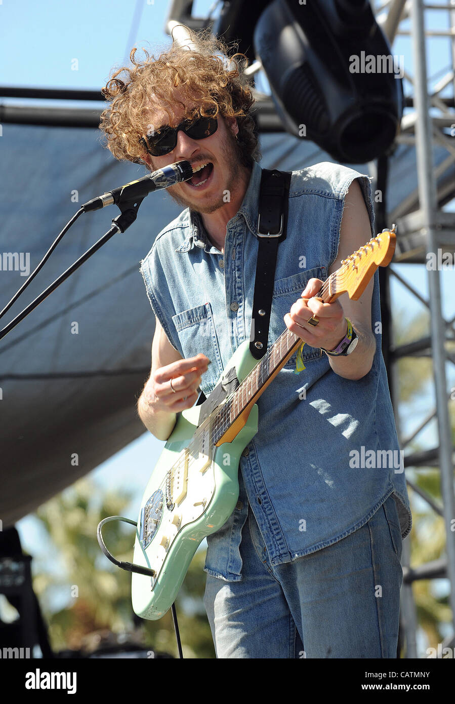 Apr 20, 2012 - Indio, California; USA - Musician DANIEL BLUMBERG of the ...